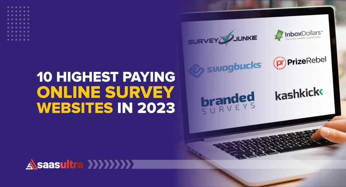 10 Highest Paying Online Survey Sites in 2023